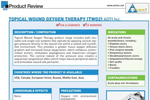 TWO2 - Extremity Chamber - Advanced Oxygen Therapy Inc.